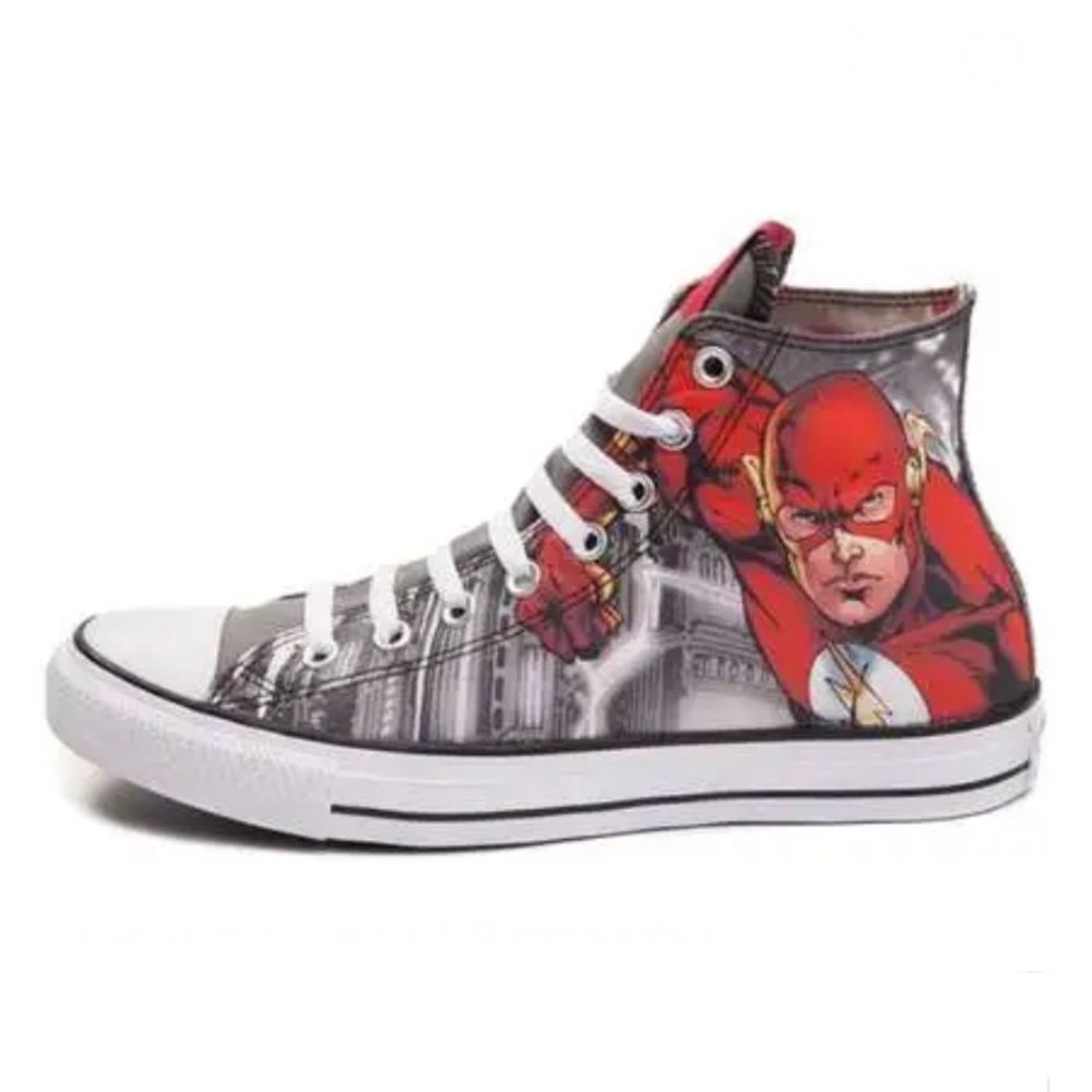 Converse Chuck Taylor All Star Dc Flash Hi Top Size 5… - Gem